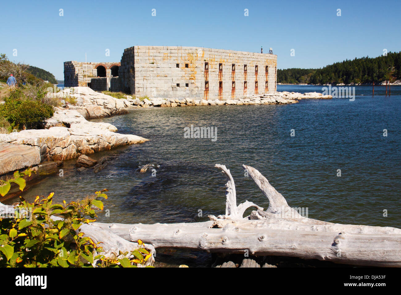 Fort Popham, Popham Beach, Phippsburg, Maine, USA Stock Photo - Alamy