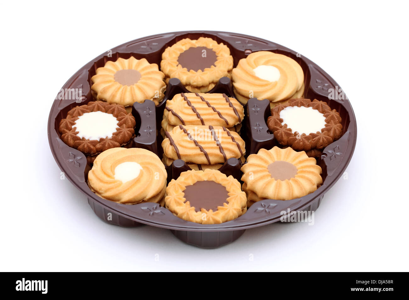 cookies on white background Stock Photo - Alamy