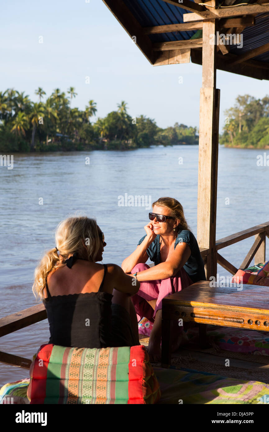 Don Khon island in the Mekong River, 4000 Islands in Southern Laos ...