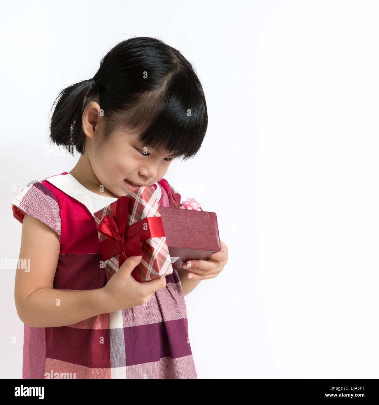 Girl gift box hi-res stock photography and images - Alamy