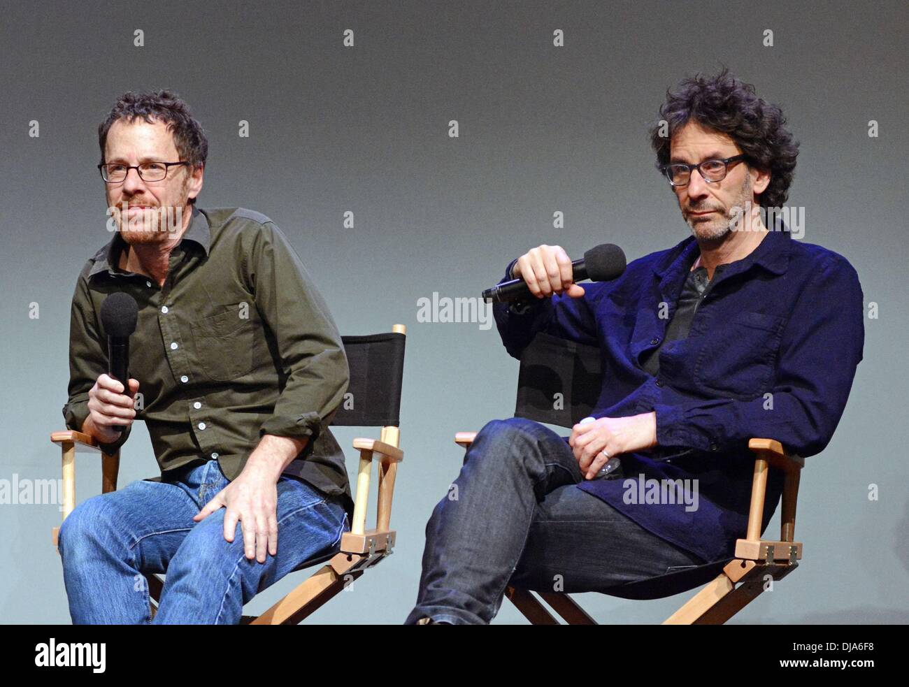 New York, NY, USA. 25th Nov, 2013. Ethan Coen, Joel Coen at in-store appearance for Meet the ...