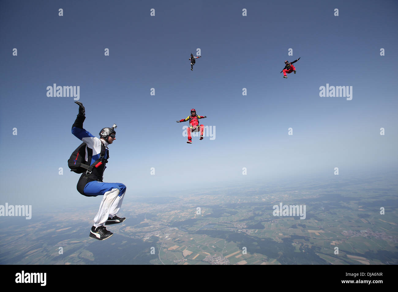 Freefall with back fly in the sky hi-res stock photography and images ...