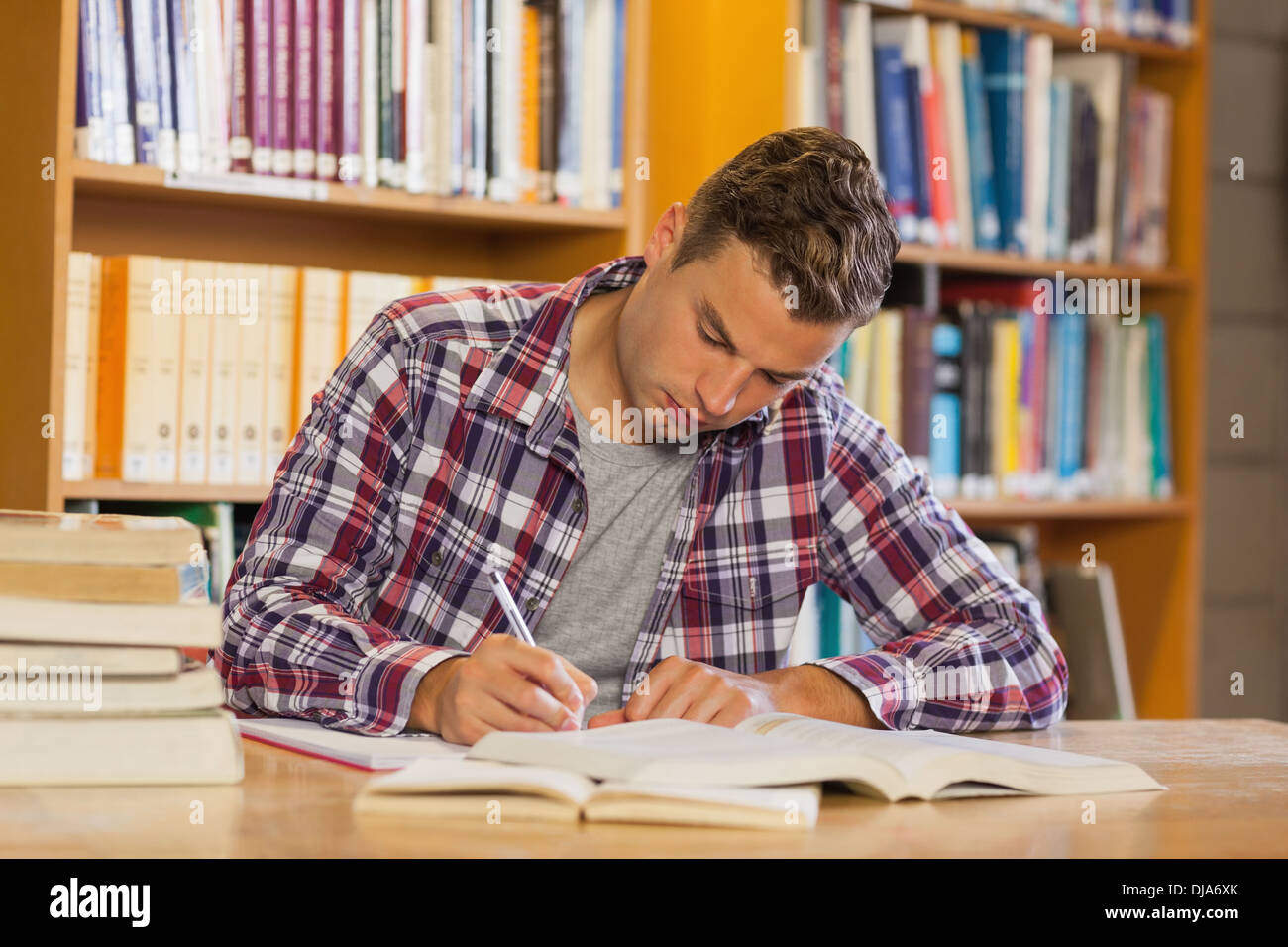 Student Researching Library Books High Resolution Stock Photography and ... Student Researching Library Books High Resolution Stock Photography and ...
