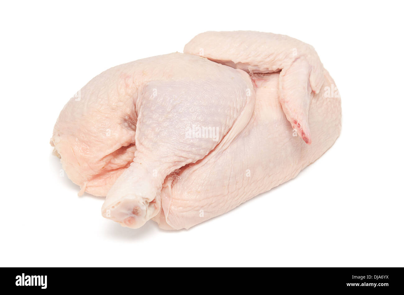 raw chicken isolated on white background Stock Photo - Alamy