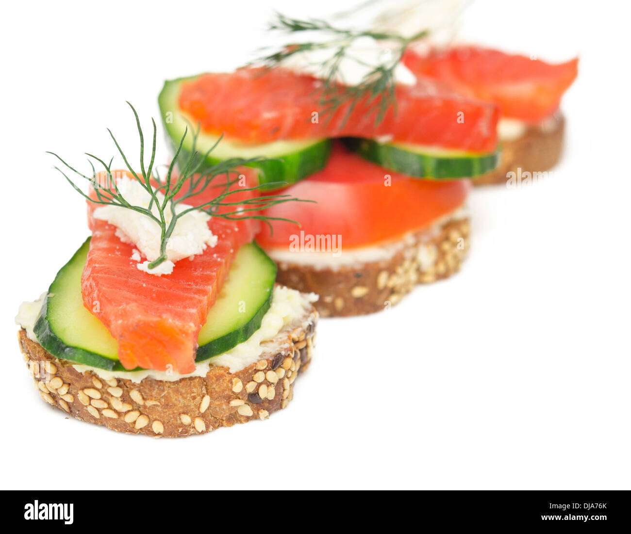 Canapes white background hi-res stock photography and images - Alamy
