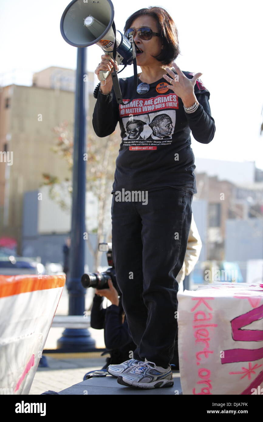 San Francisco, California, USA. 25th Nov, 2013. STEPHANIE TANG with the ...