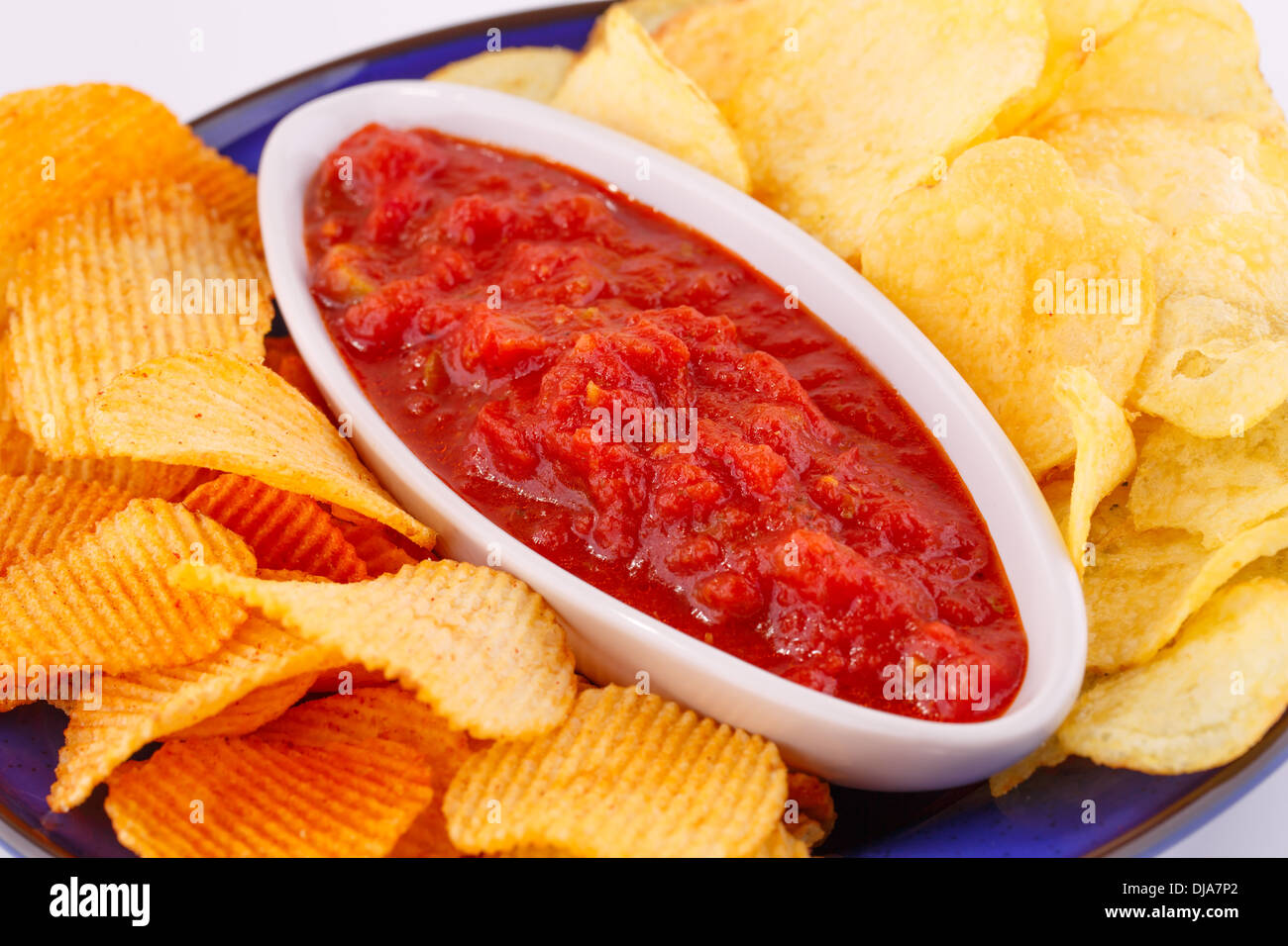 Red and blue chips hi-res stock photography and images - Alamy