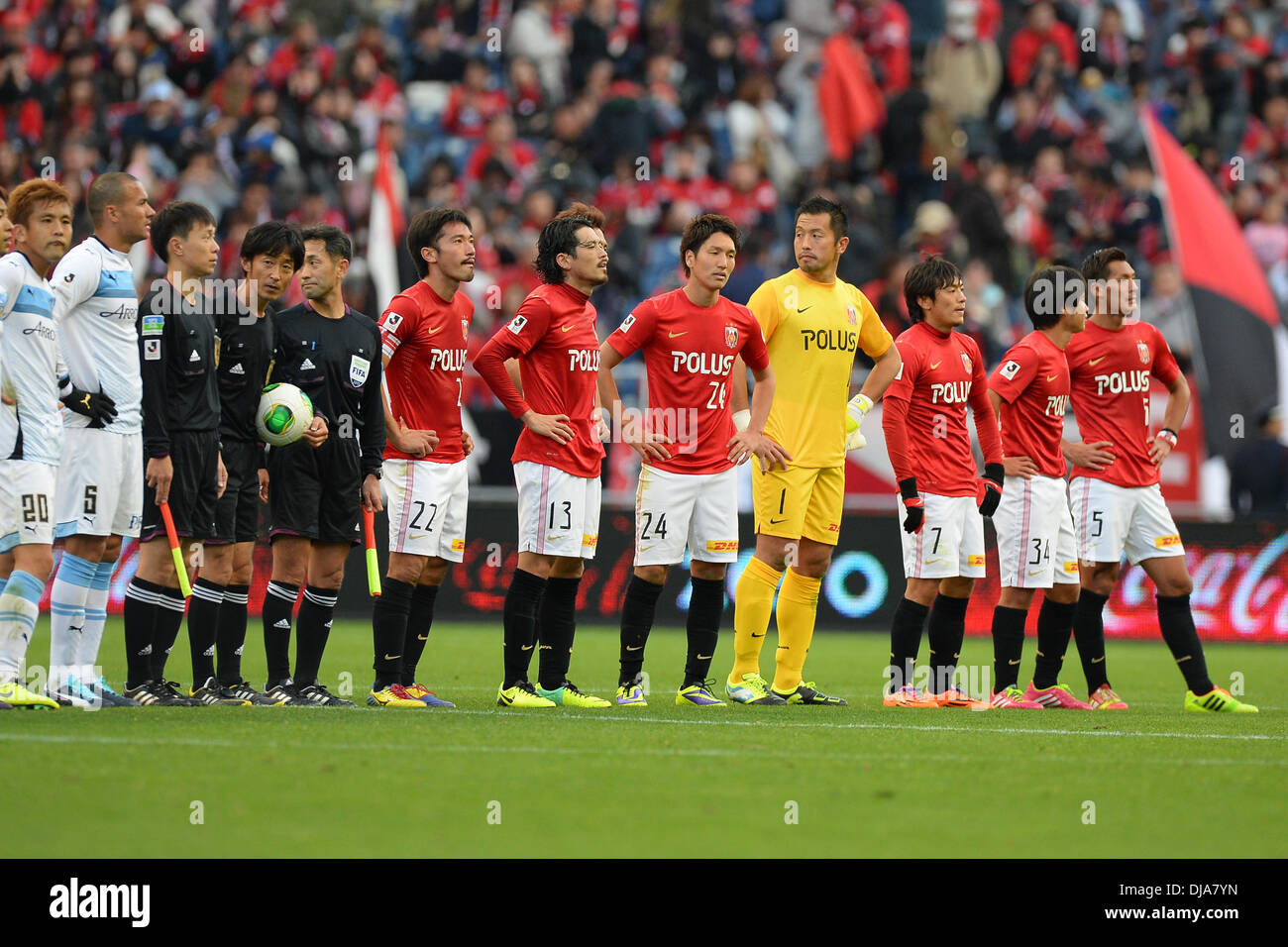 Saitama Stadium 2002, Saitama, Japan. 23rd Nov, 2013. Urawa Reds team ...
