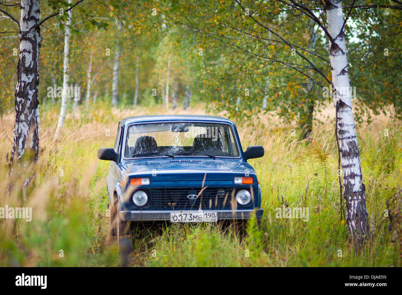 Soviet russian suv lada niva hi-res stock photography and images - Alamy