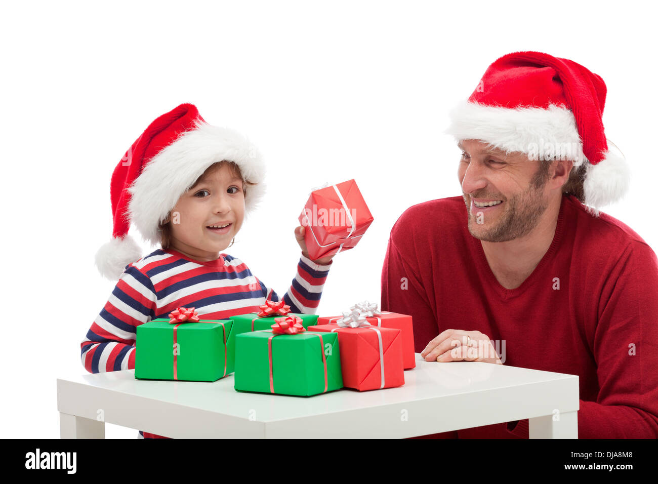 Father giving son hi-res stock photography and images - Alamy