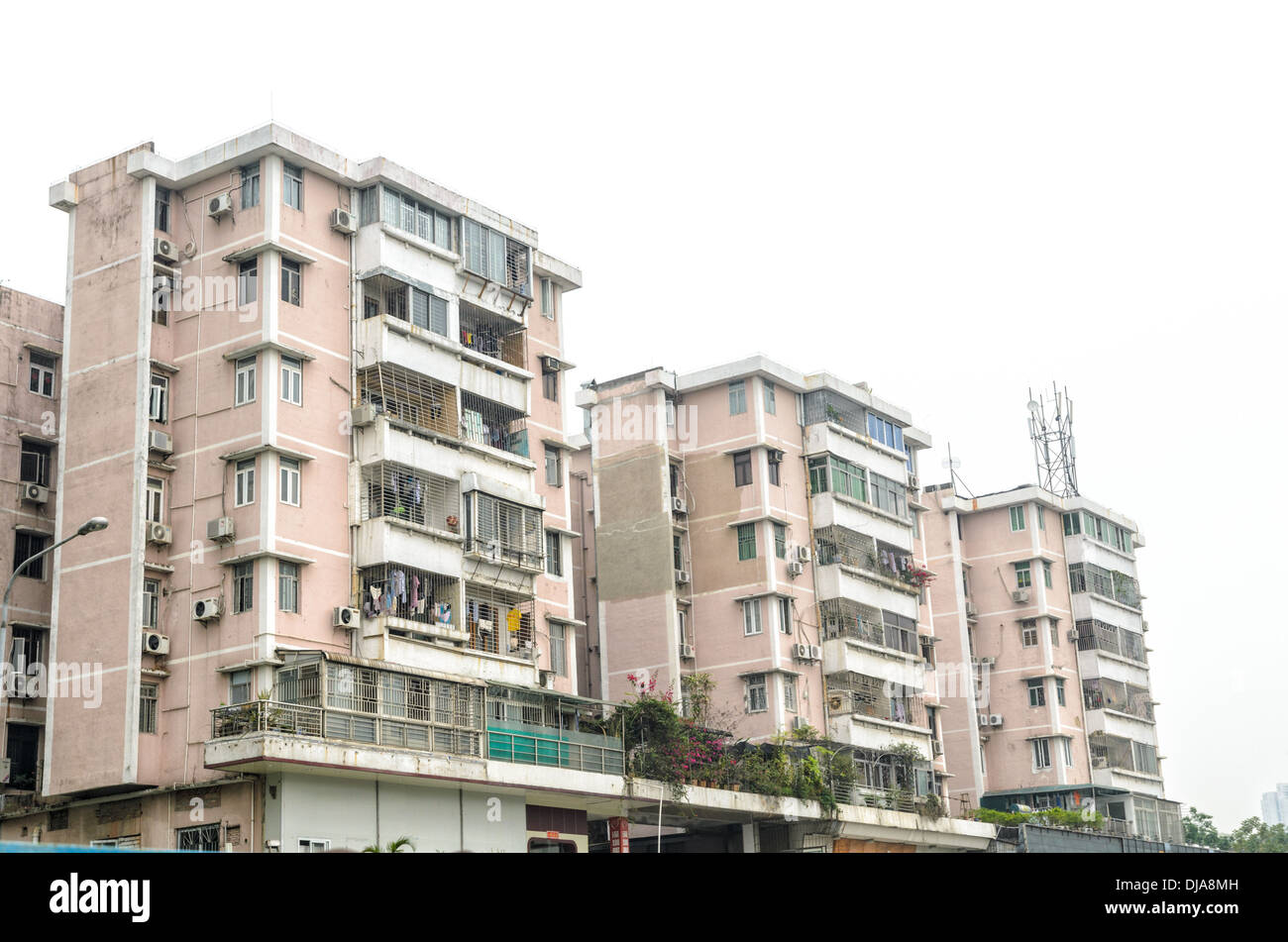 Chinese housing: apartment blocks in China Stock Photo - Alamy