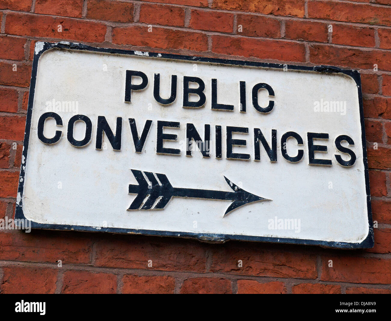 Public conveniences victorian sign hi-res stock photography and images ...