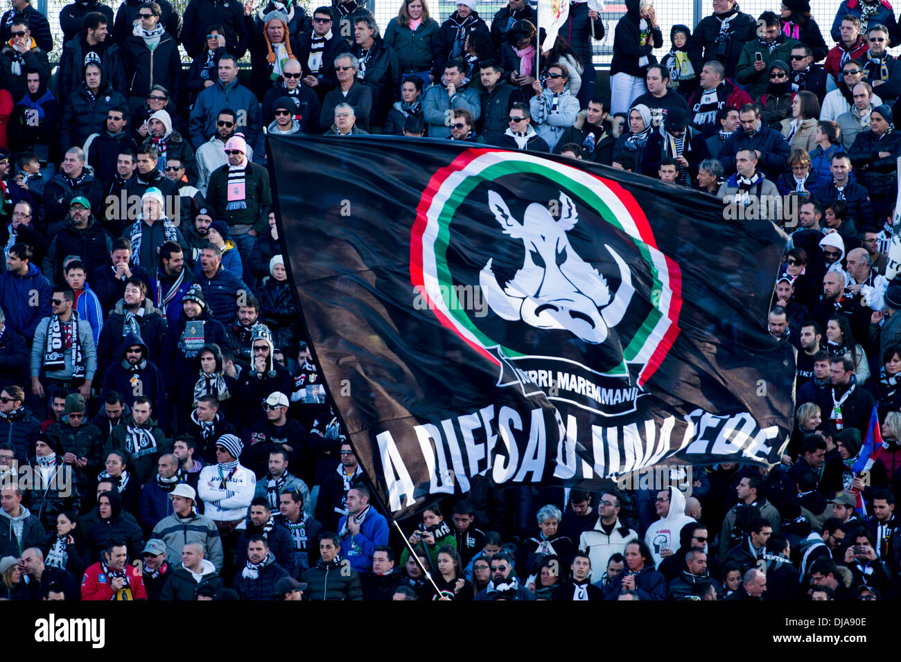 Juventus fans, NOVEMBER 24, 2013 - Football / Soccer : Italian "Serie A ...