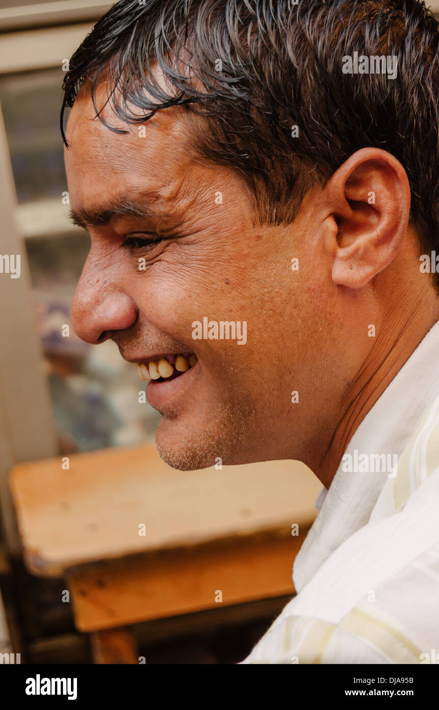 Arab man smiling hi-res stock photography and images - Alamy