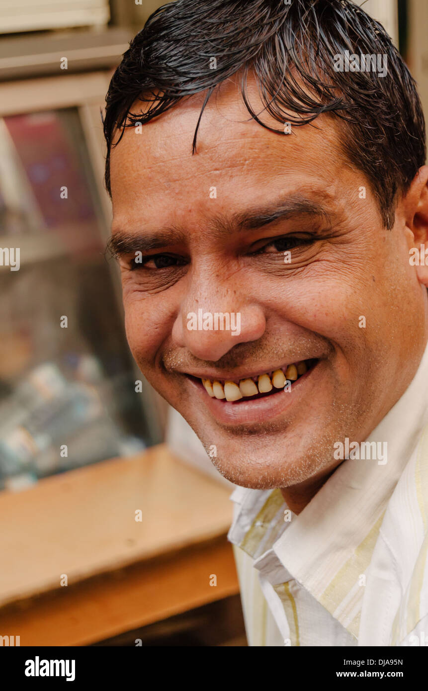 Arab man smiling hi-res stock photography and images - Alamy
