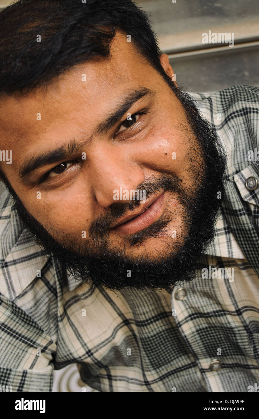 Arab man smiling hi-res stock photography and images - Alamy