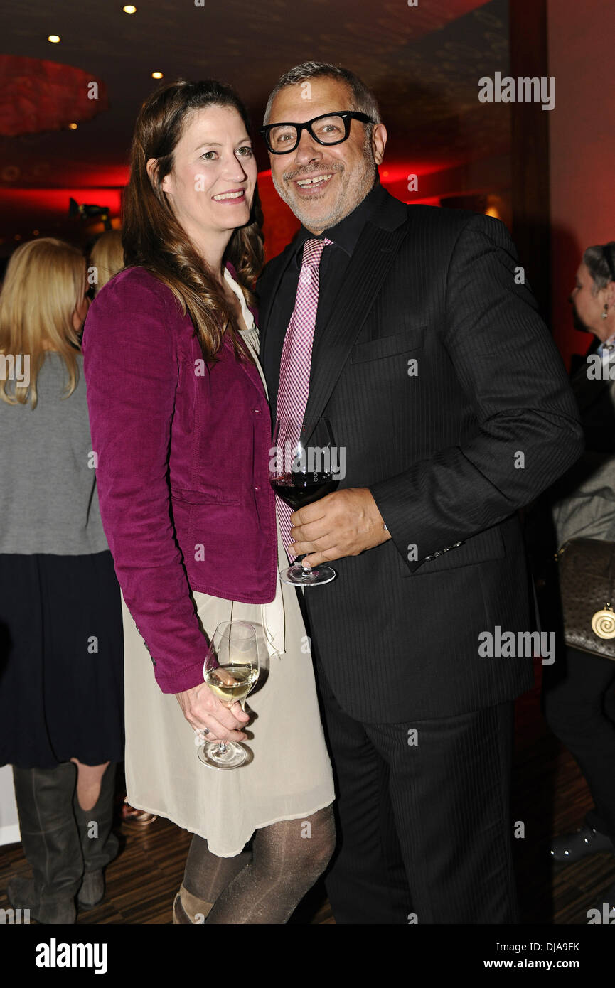 Jimmy Hartwig and his wife Stefanie at the CNN Journalist Award at GOP ...