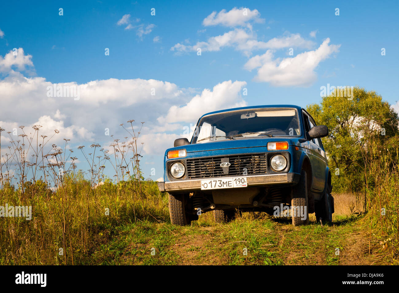 Lada Niva 4x4 Soviet and Russian SUV Stock Photo - Alamy
