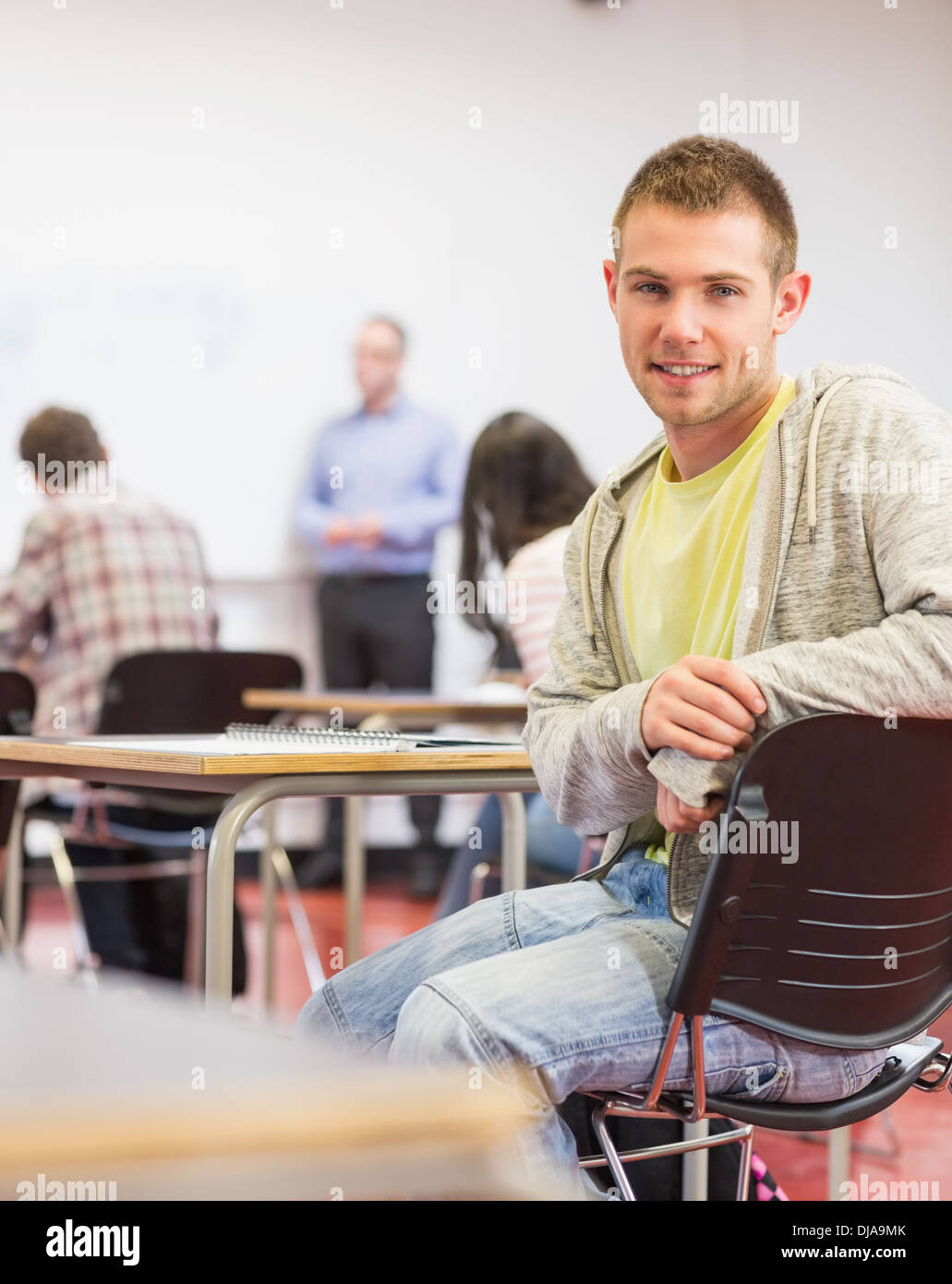 Teacher students classroom blurred hi-res stock photography and images ...