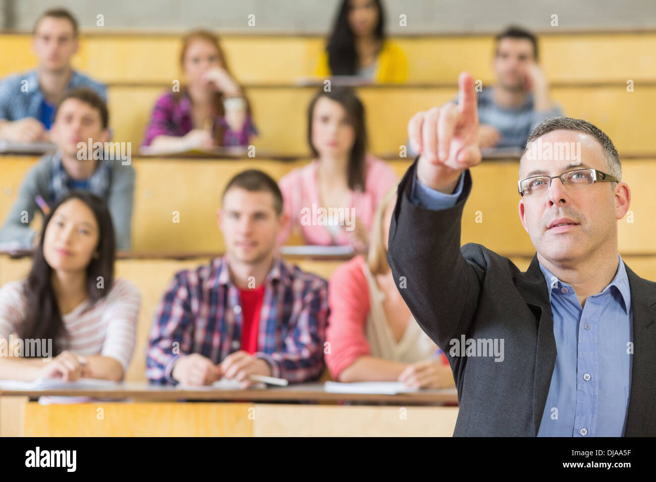 College lecture hall hi-res stock photography and images - Alamy
