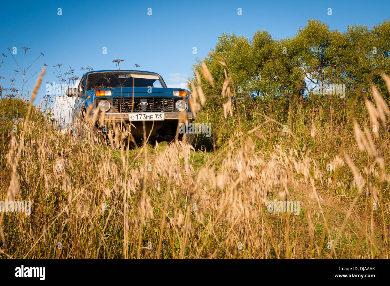 Soviet russian suv lada niva hi-res stock photography and images - Alamy