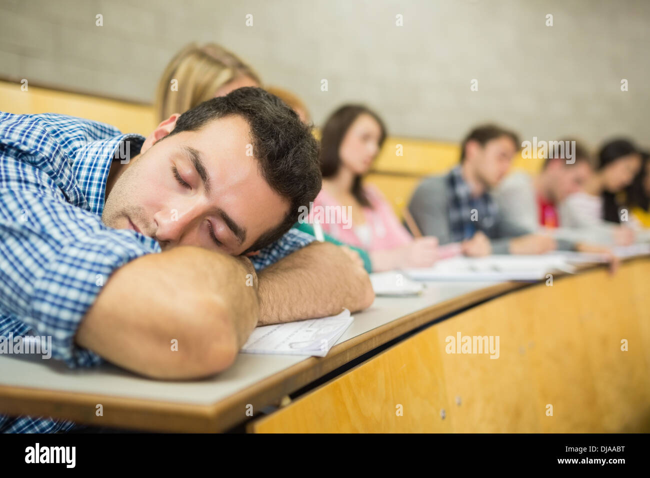 Sleeping students hi-res stock photography and images - Alamy