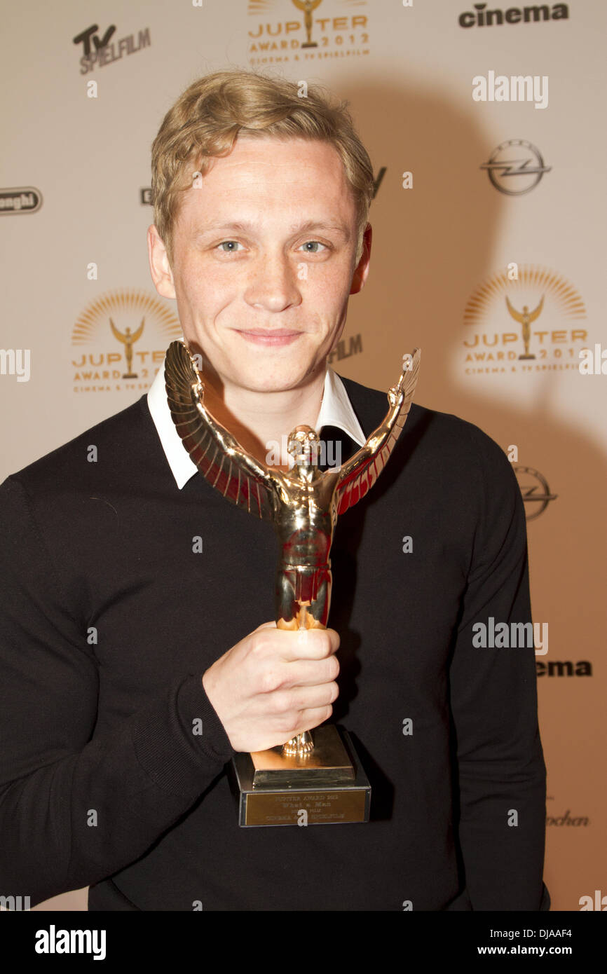 Matthias Schweighoefer at Jupiter Award 2012 at Moskau - Press room ...