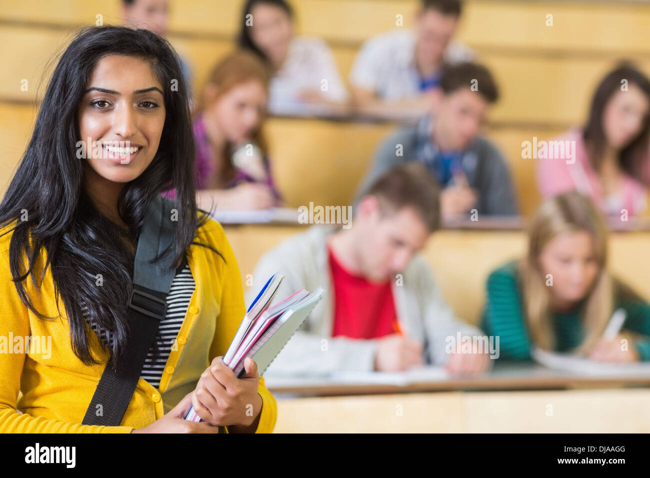 Indian female lecture hall hi-res stock photography and images - Alamy