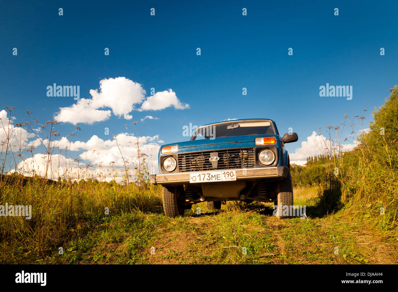 Lada Niva 4x4 Soviet and Russian SUV Stock Photo - Alamy