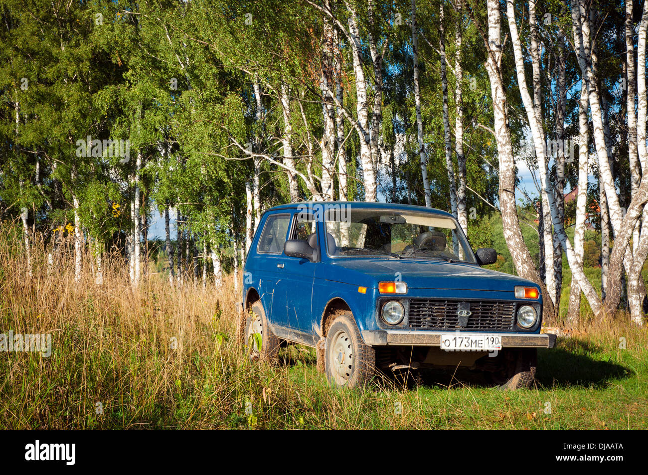 Lada Niva 4x4 Soviet and Russian SUV Stock Photo - Alamy