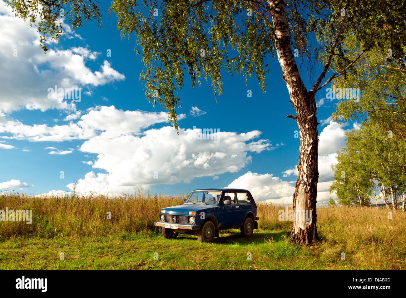 Soviet russian suv lada niva hi-res stock photography and images - Alamy