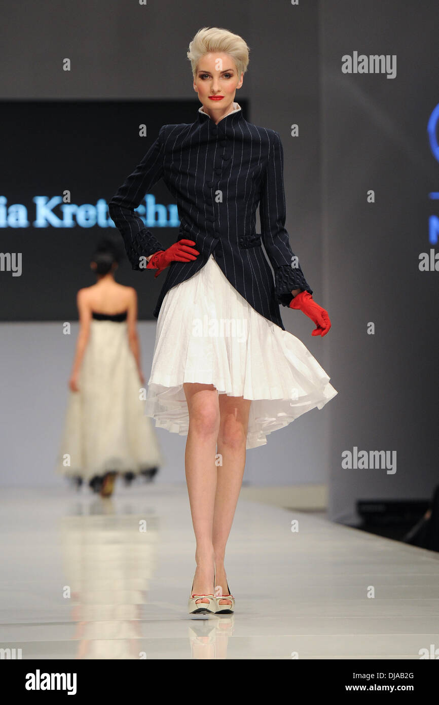 Anika Scheibe at the launch of the new Mercedes-Benz SL at Mercedes ...