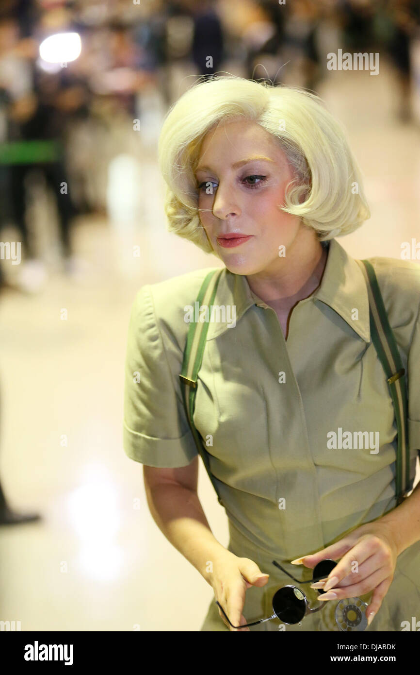 Narita, Chiba Prefecture, Japan. 26th Nov, 2013. Singer Lady Gaga ...