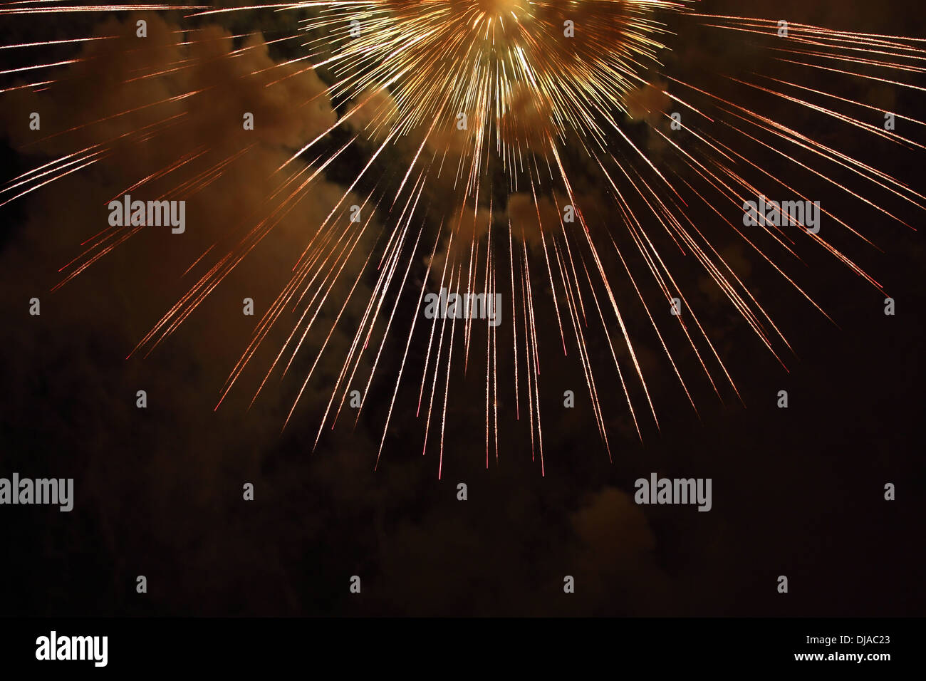 fireworks on a nice night Stock Photo - Alamy