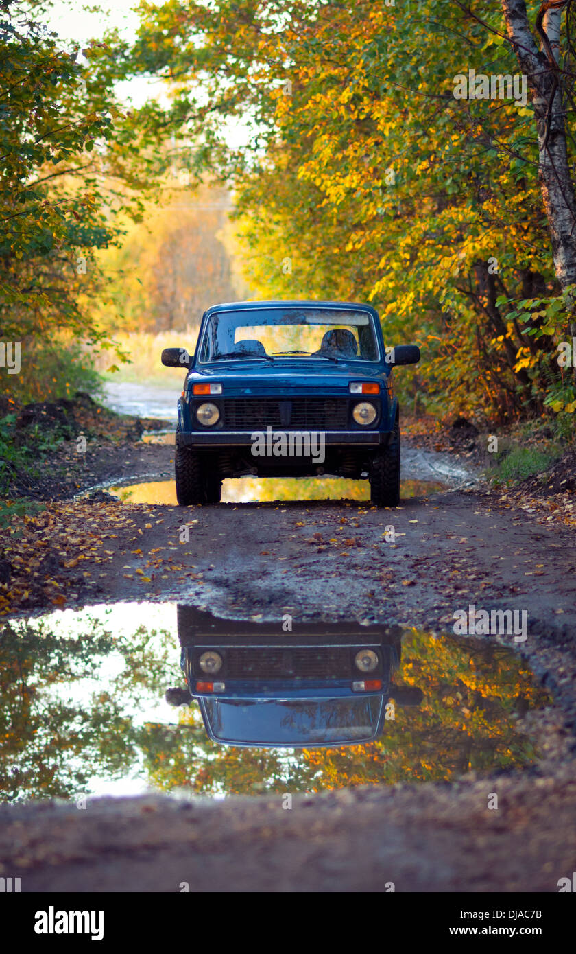 Soviet russian suv lada niva hi-res stock photography and images - Alamy