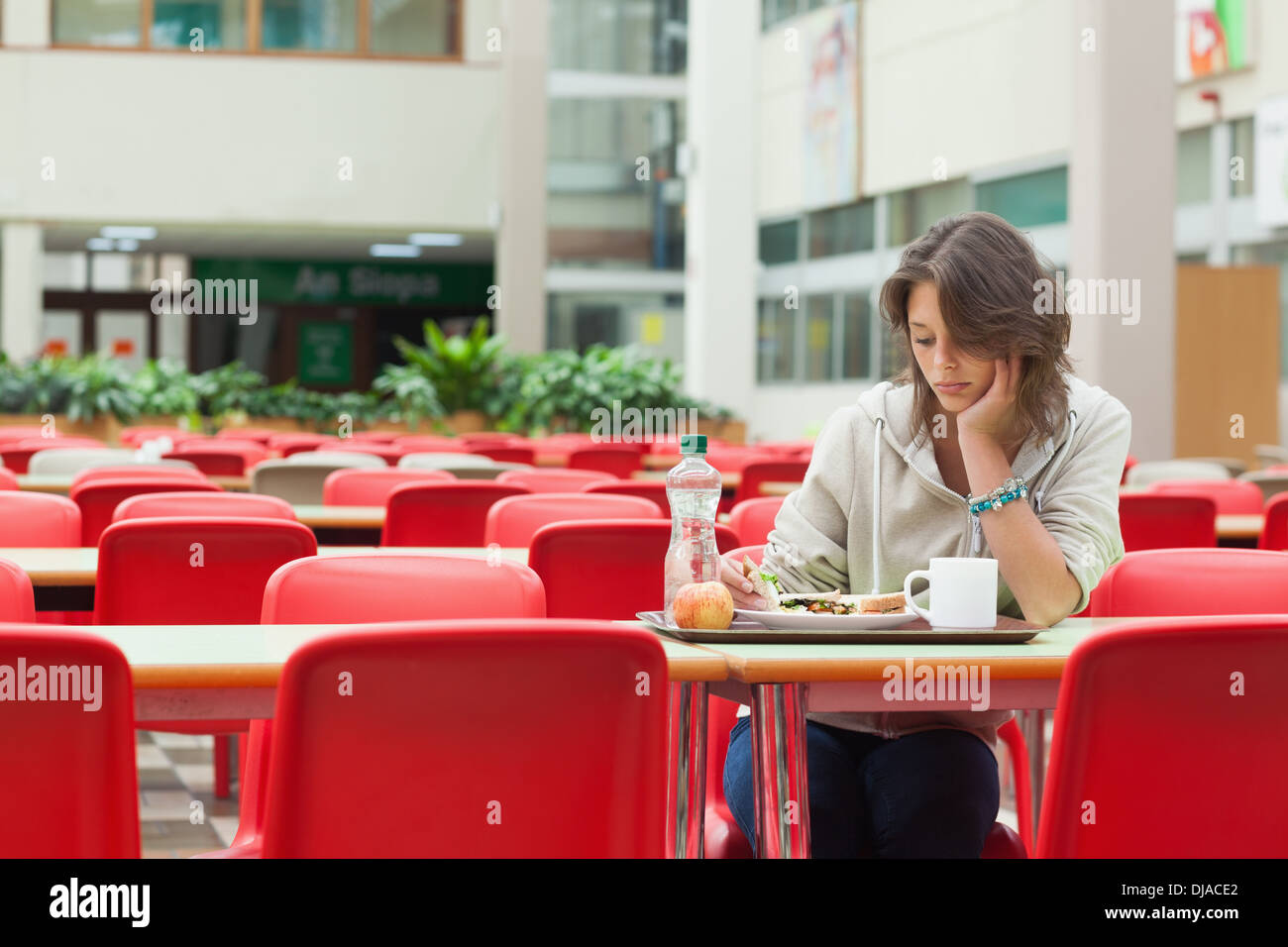 College food cafeteria hi-res stock photography and images - Alamy