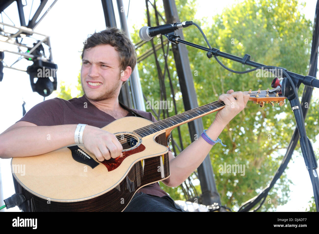 Phillip Phillips performs live at 'Bite of Las Vegas' held at Desert ...