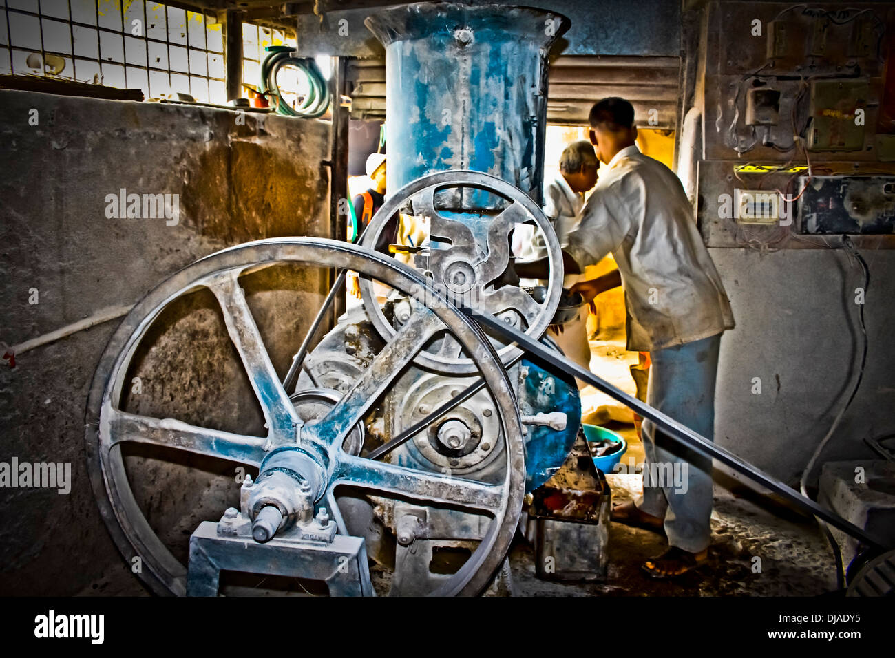 Oil mill, India Stock Photo - Alamy