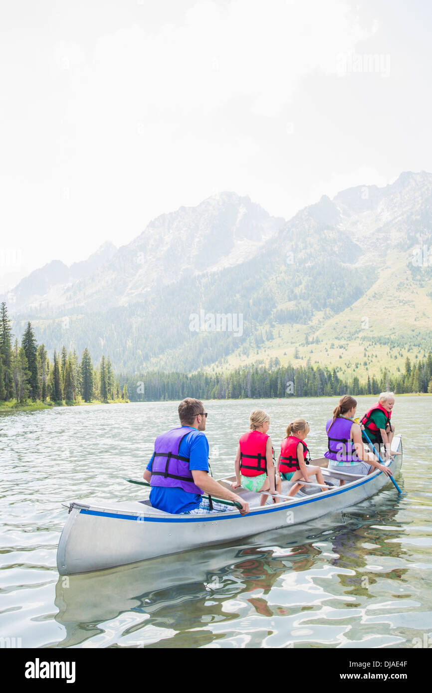 6 man canoe hi-res stock photography and images - Alamy