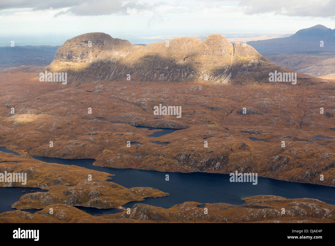 Suilven, the most iconic peak of the Assynt mountains, North West ...