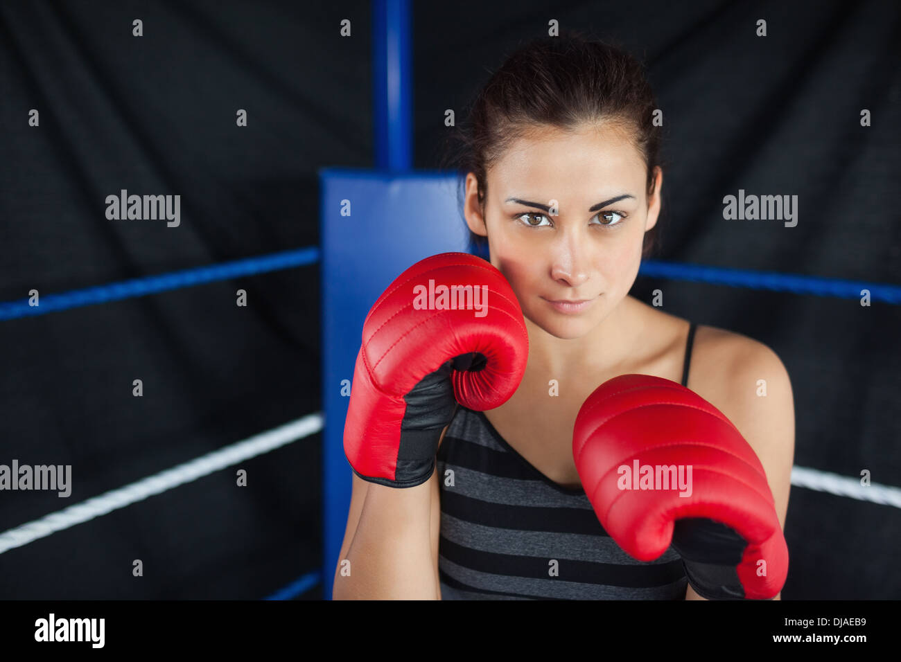 Close up woman boxing punching hi-res stock photography and images - Alamy