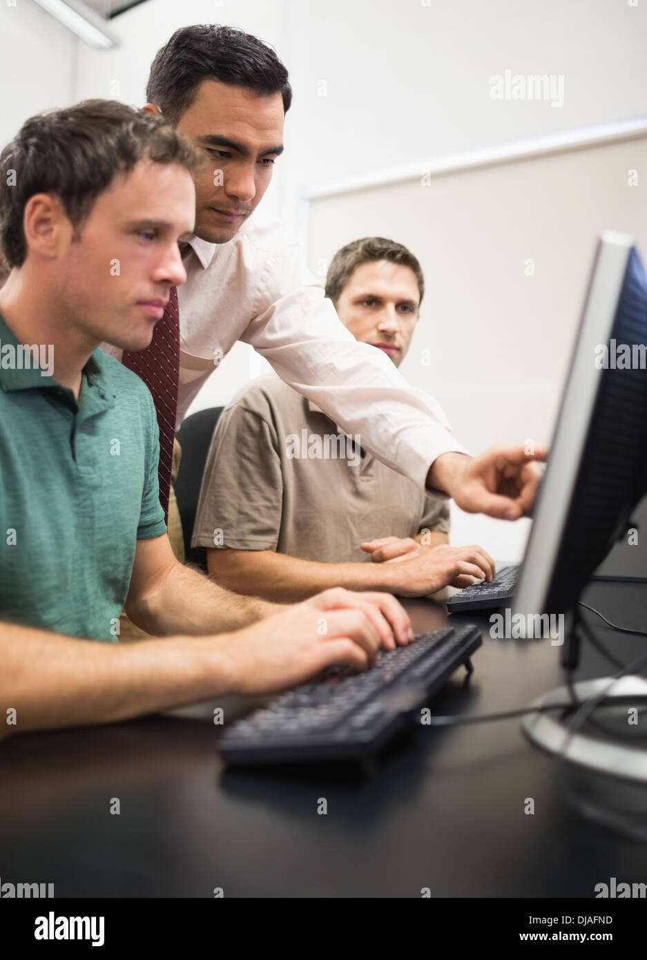 Young students presenting learning hi-res stock photography and images ...