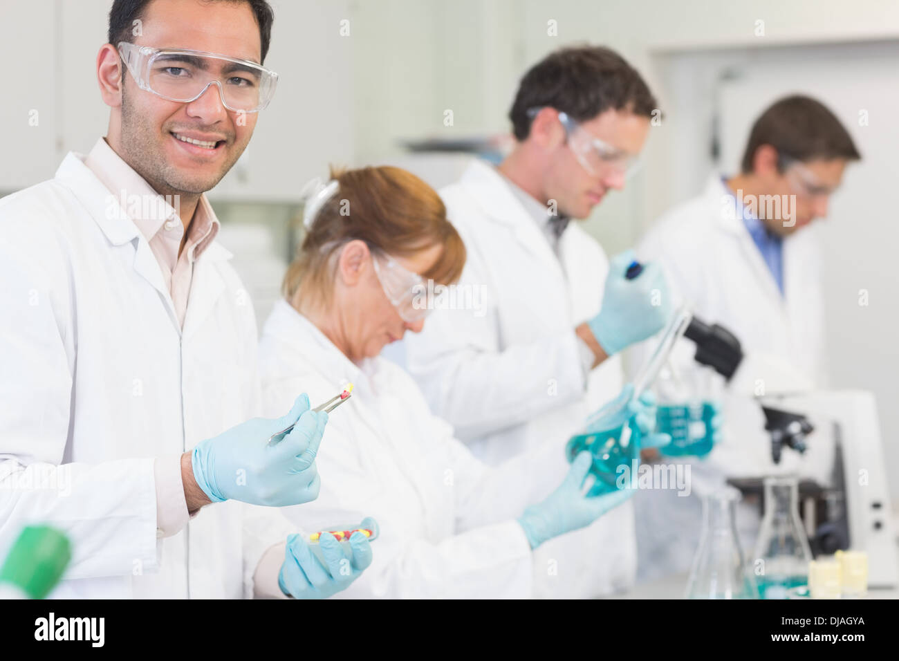 Group scientists working laboratory hi-res stock photography and images ...
