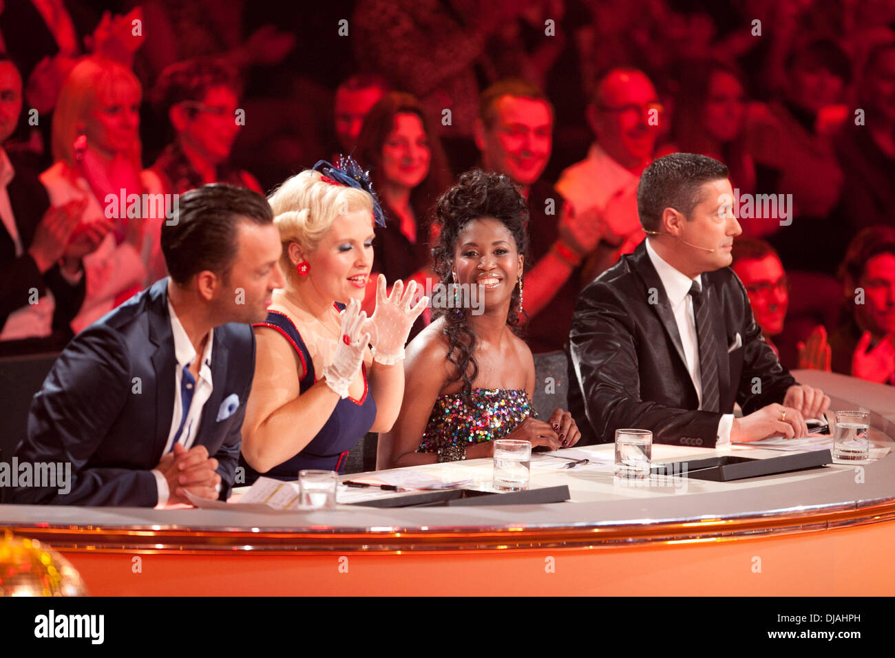 Roman Frieling, Maite Kelly, Motsi Mabuse and Joachim Llambi at the RTL ...