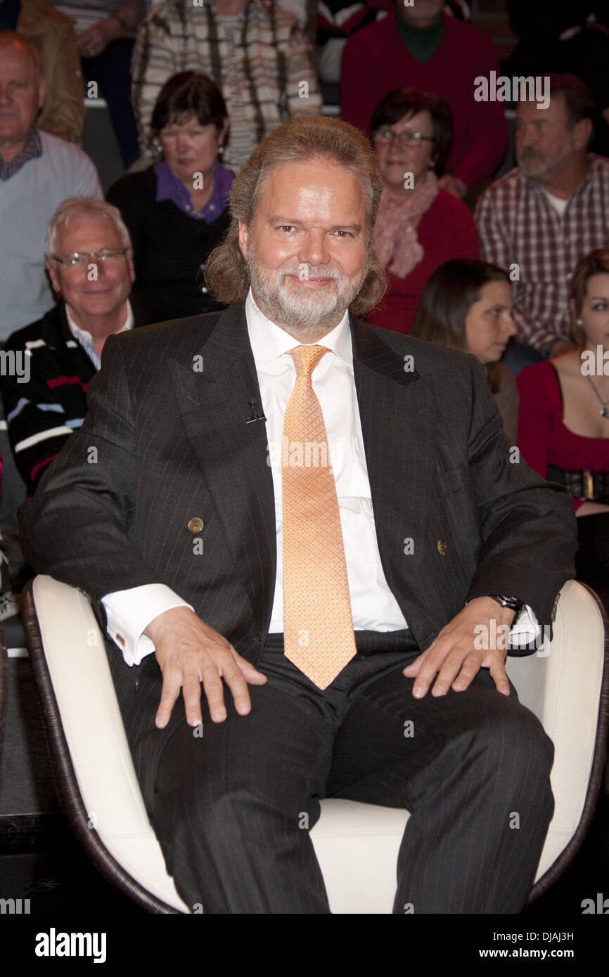 Utz claassen on german zdf talkshow hi-res stock photography and images ...