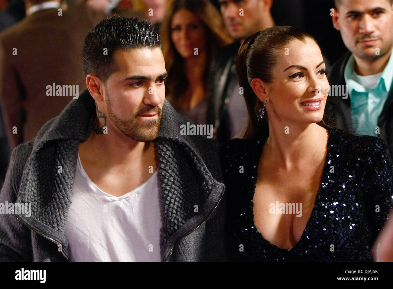 Bushido and pregnant girlfriend Anna Maria Lagerblom at the Echo 2012 ...