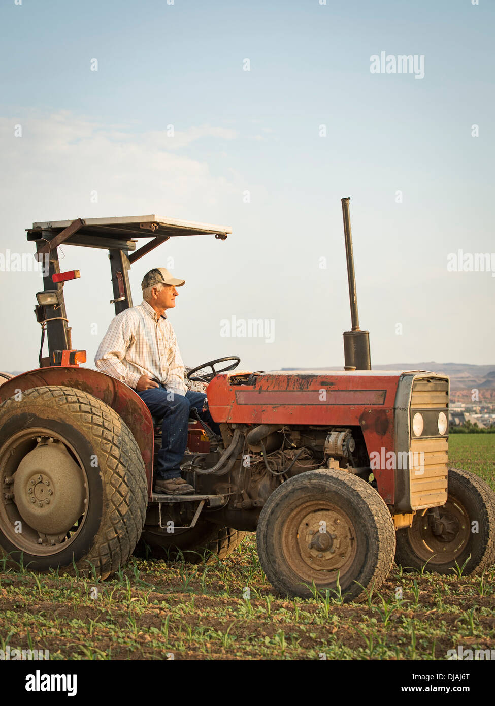 Farmer Driving Tractor High Resolution Stock Photography and Images - Alamy