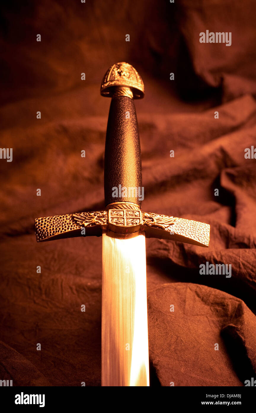 medieval sword hilt Stock Photo - Alamy