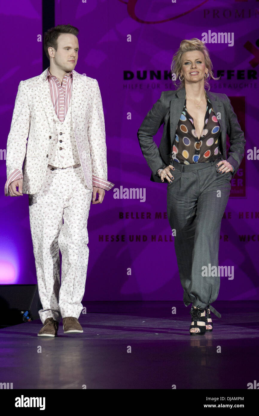 Benjamin Matthews, Eva Habermann at charity fashion show 'Event ...