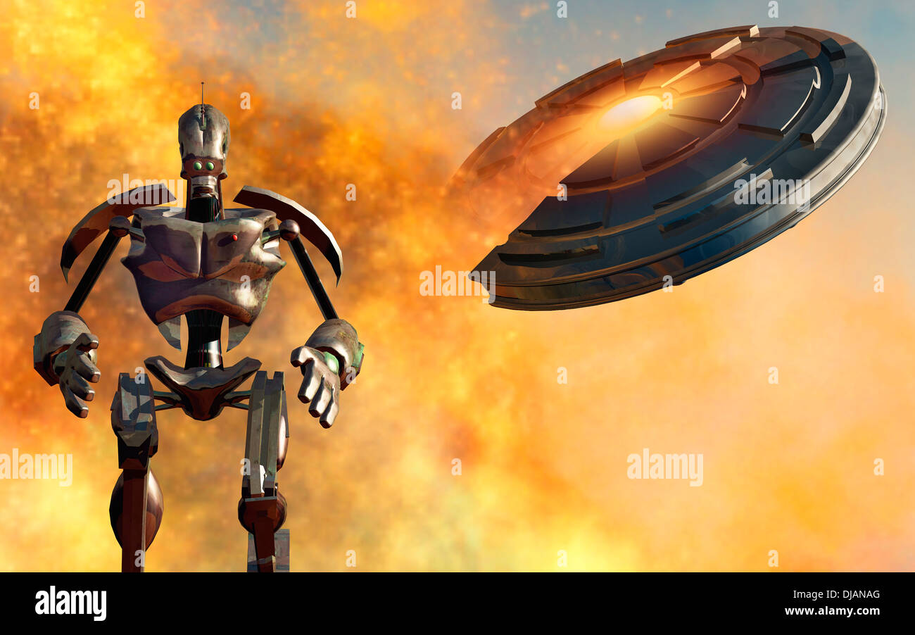 Ufo invasion hi-res stock photography and images - Alamy